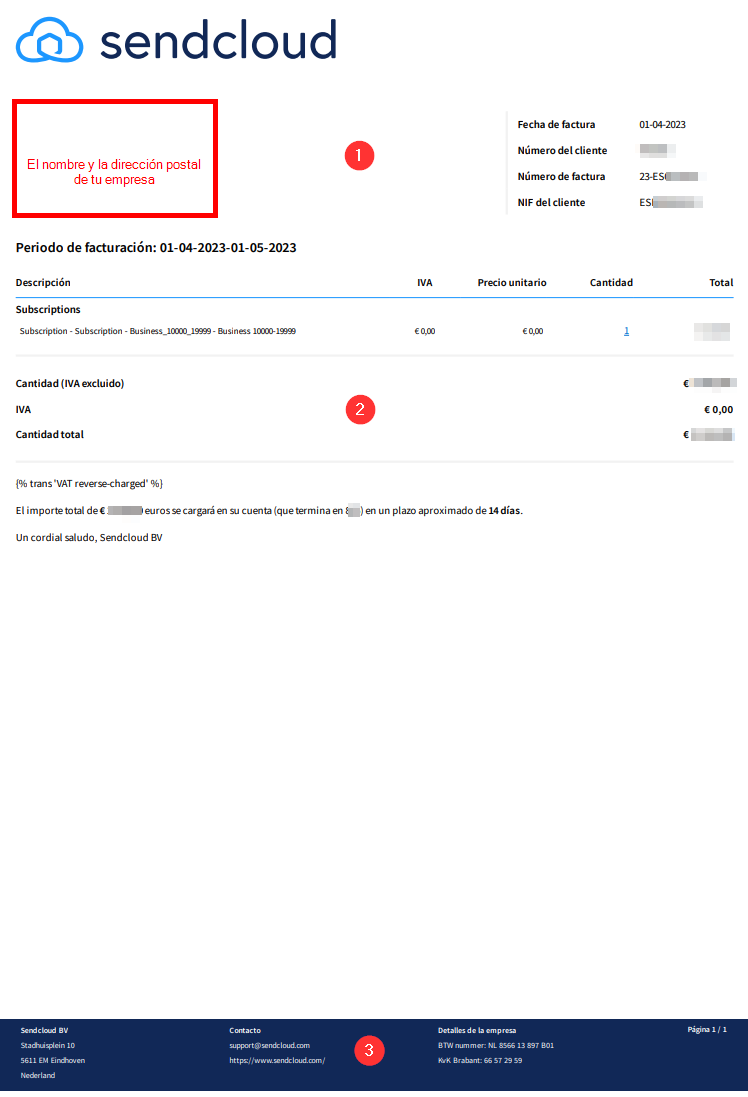Cómo descargar y leer las facturas de Sendcloud – Sendcloud Help Center